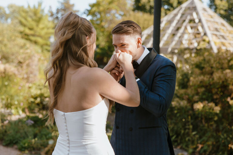 Cassie & Simon’s Rooftop Wedding at Franklin Park Conservatory ...